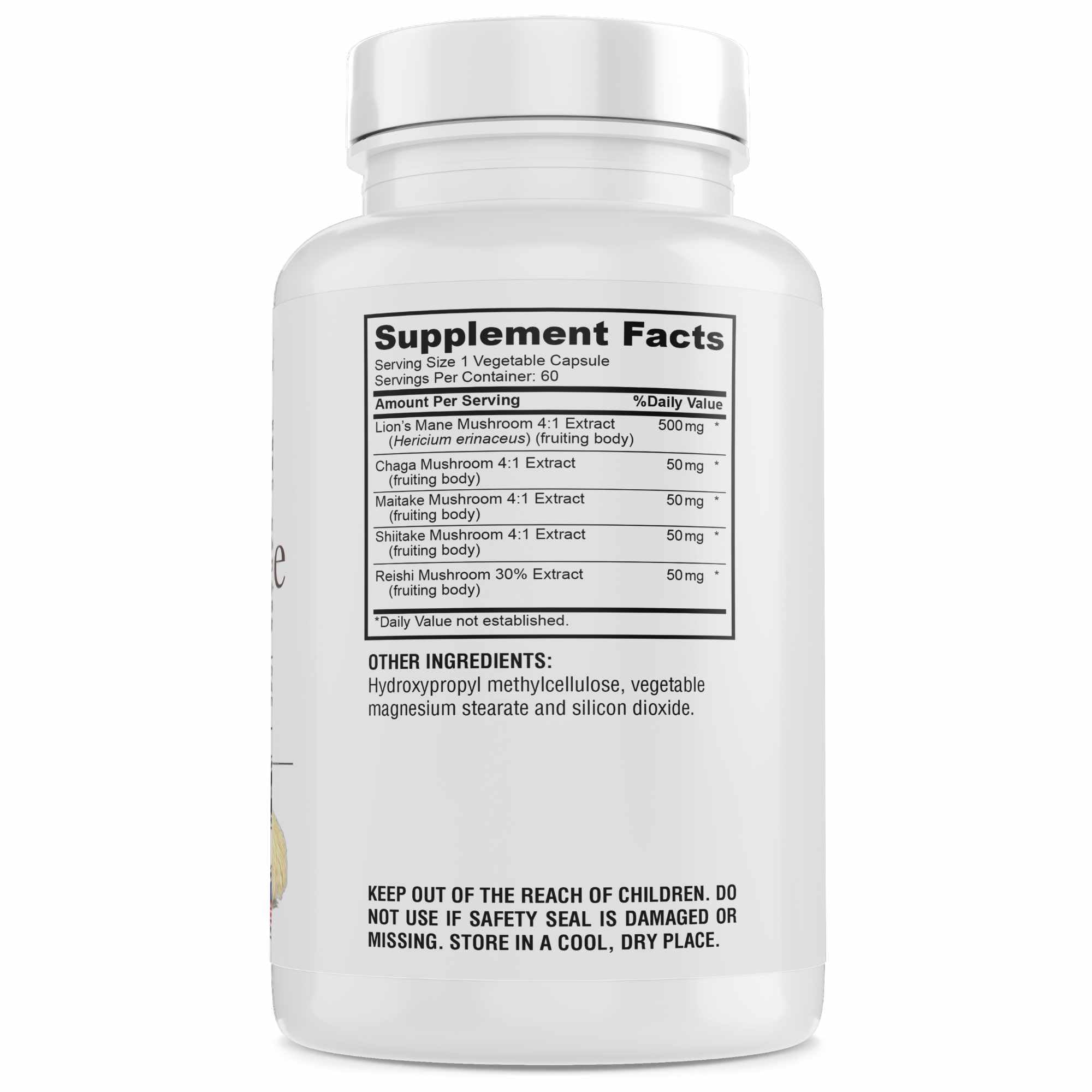 Memory enhancement Lions Mane capsules