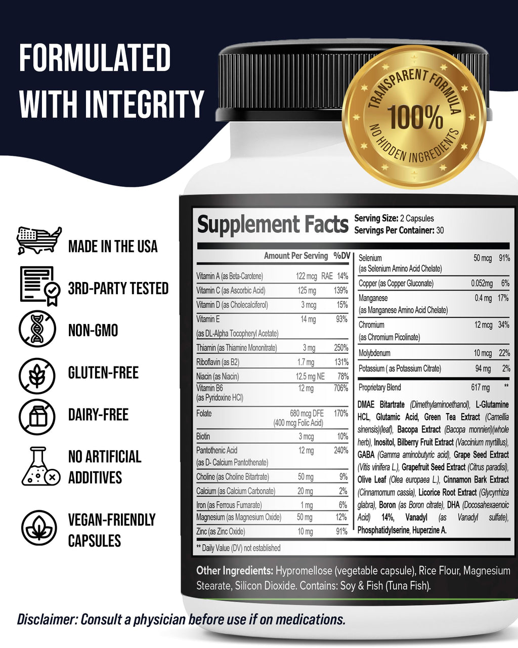 memory enhancement with Alpha Alert capsules