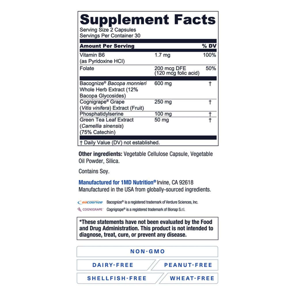 memory enhancement with blended supplements