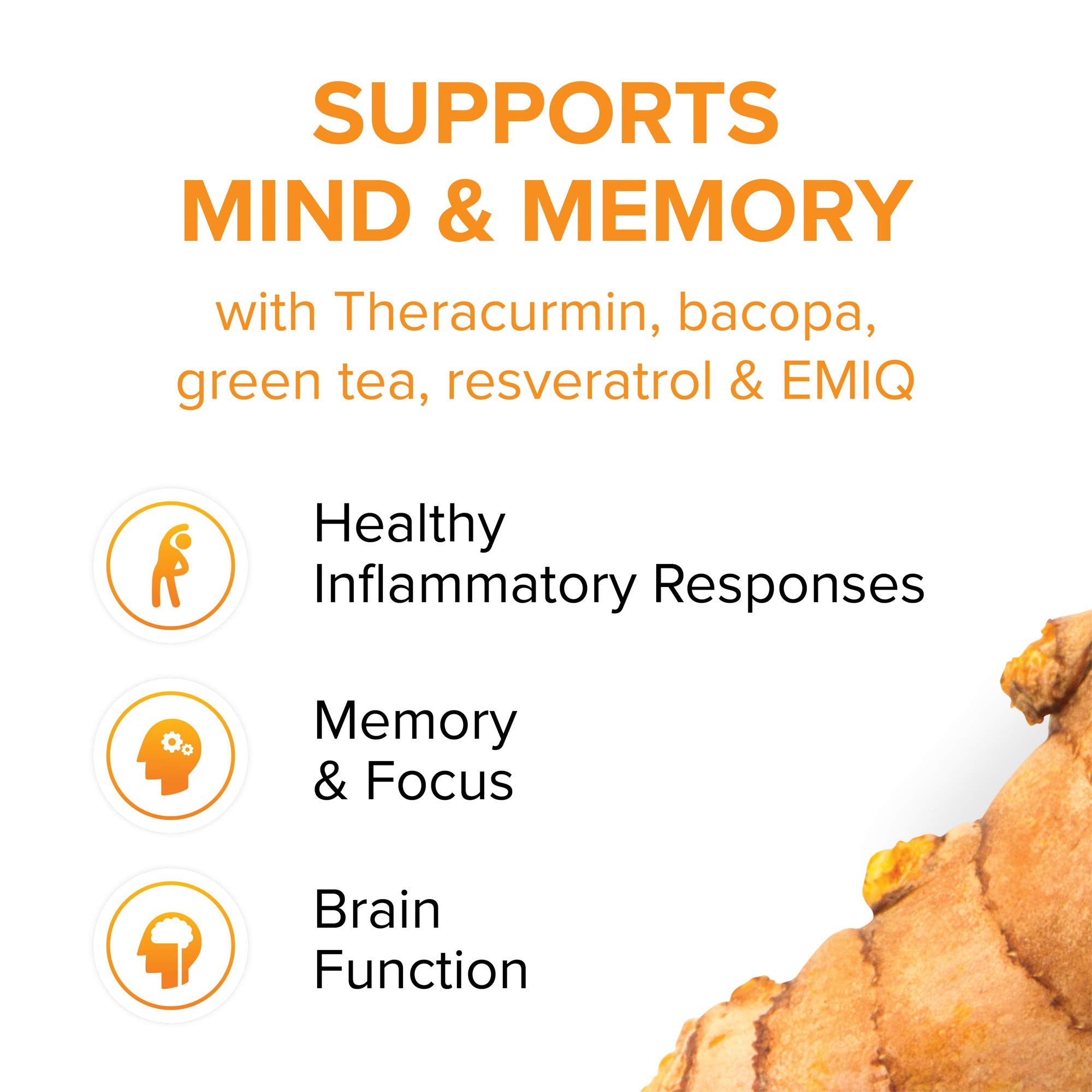 Memory enhancement with curcumin capsules
