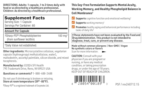 memory enhancement with phosphatidyl serine