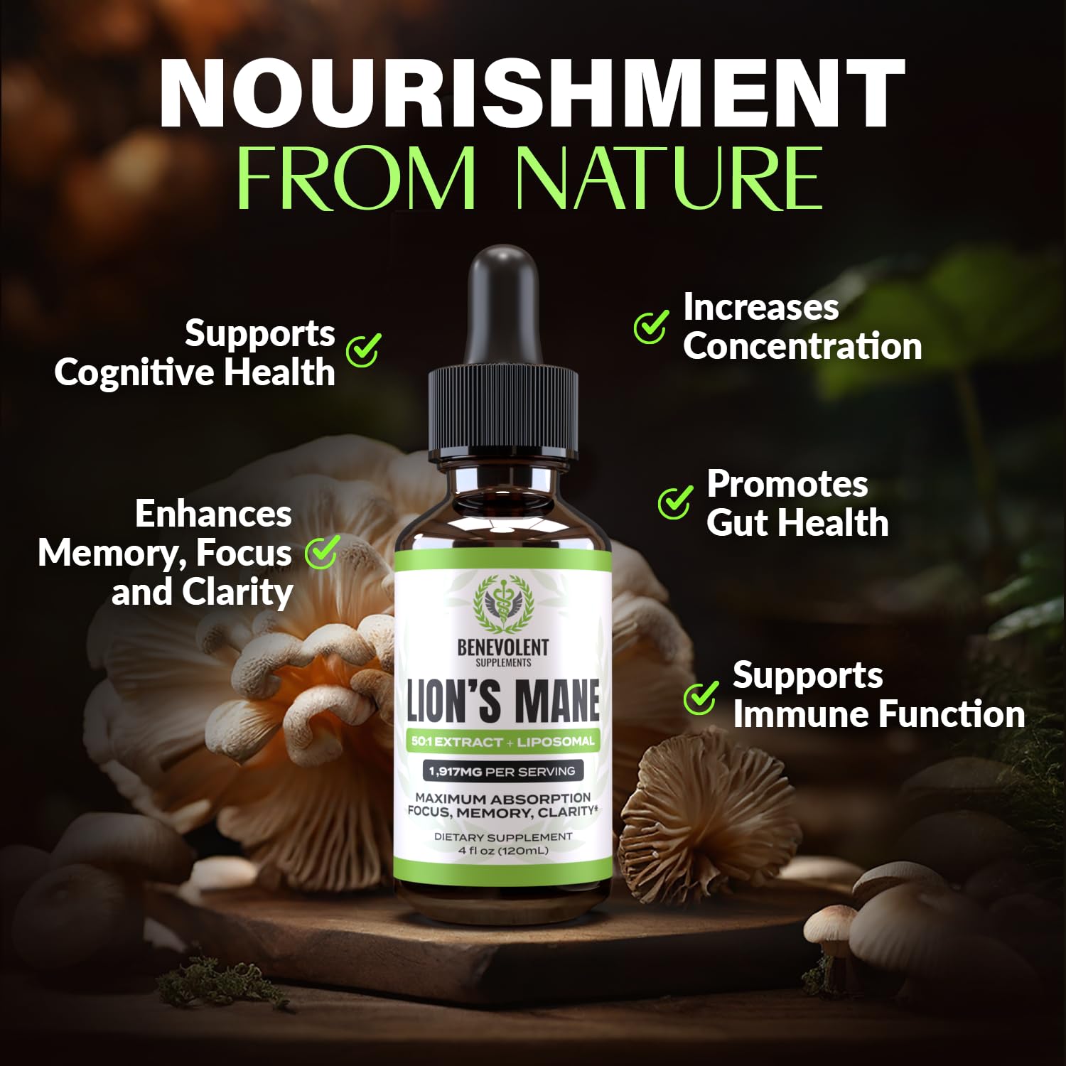 memory enhancing mushroom tincture
