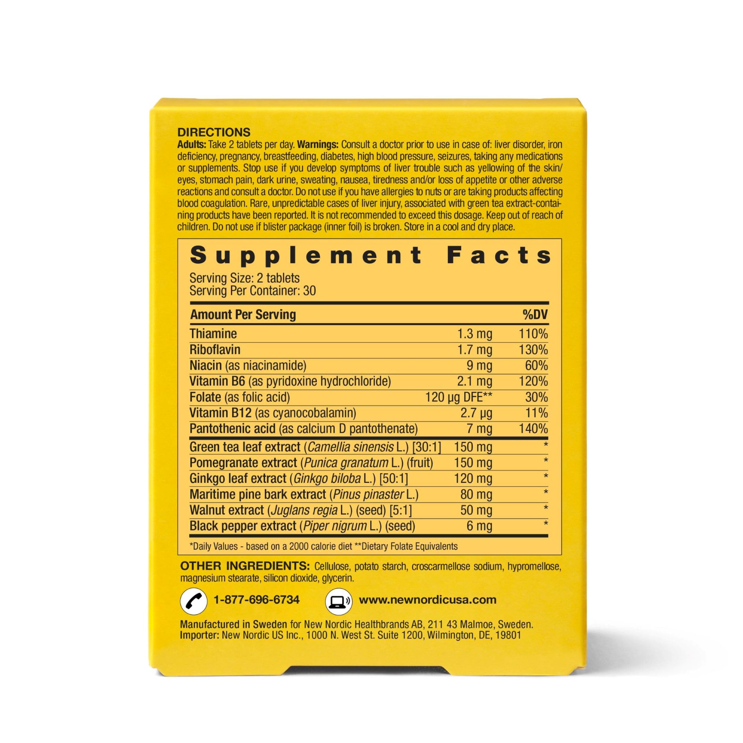 memory improvement blended vitamin supplements