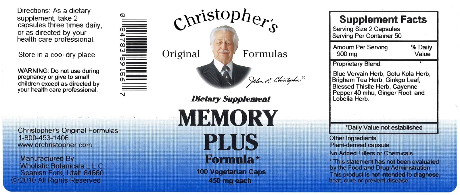 memory plus capsules for focus