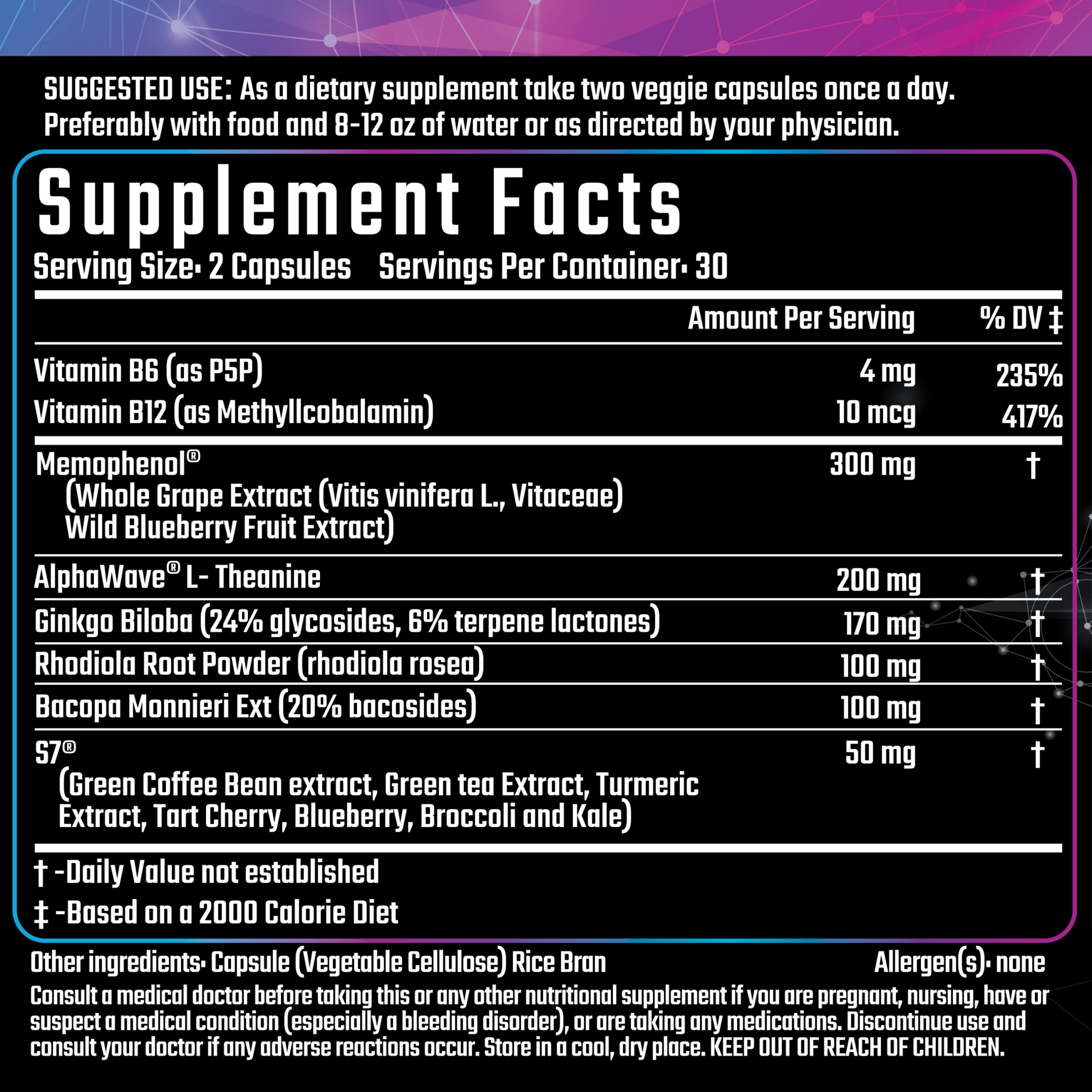 memory support ginkgo biloba tablets