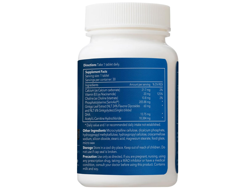 memory support with ginkgo biloba tablets