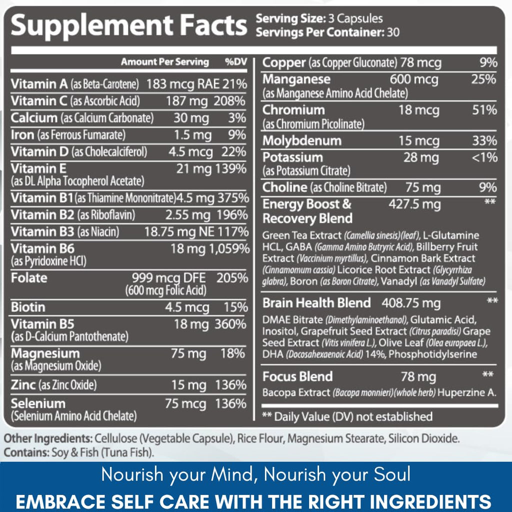memory vitamins for daily mental boost