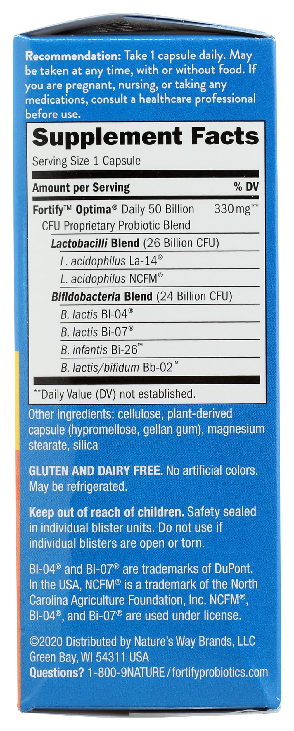 Men and women probiotic capsules