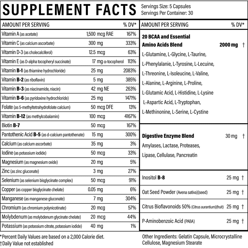 men's and women's daily vitamin supplement