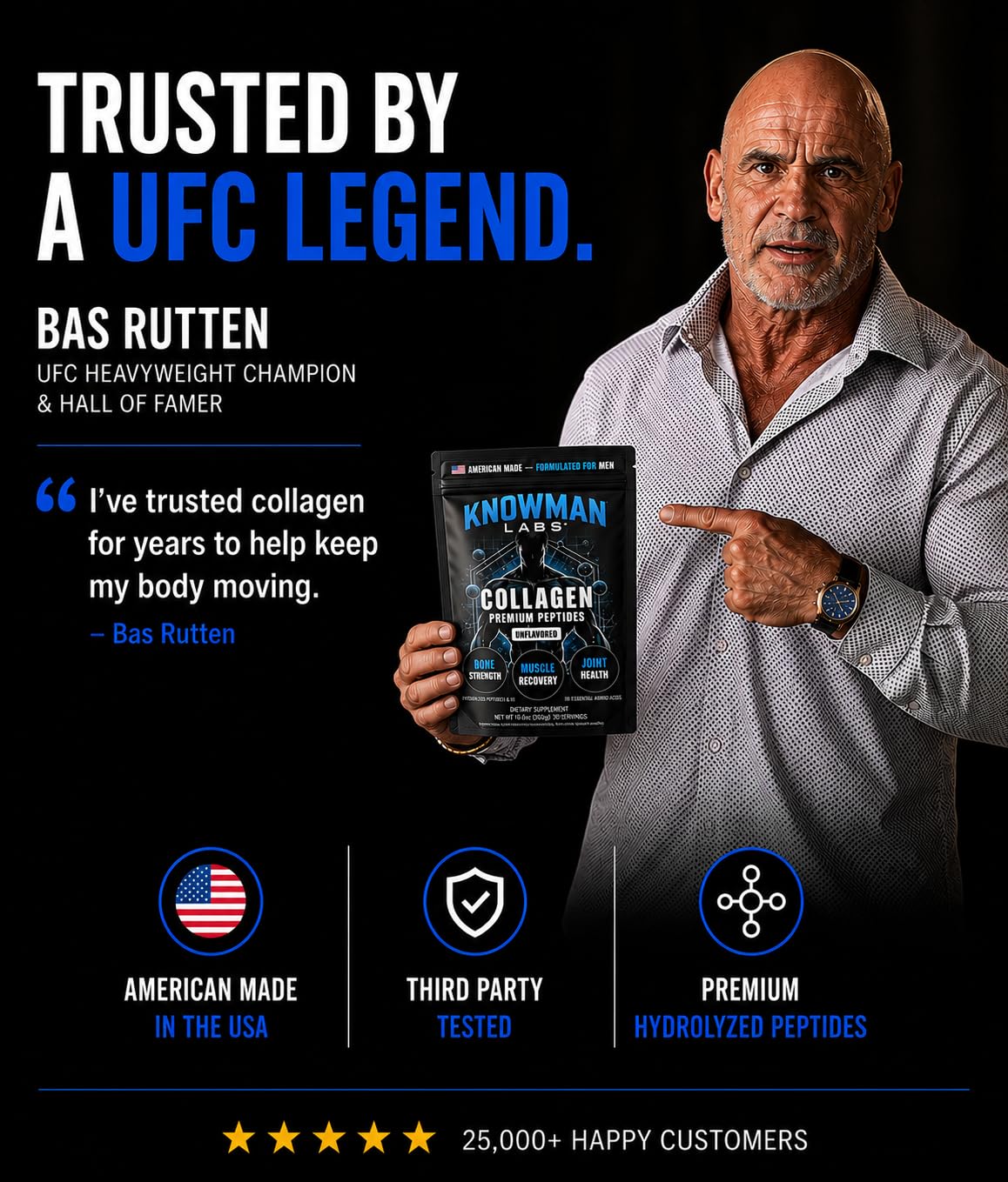 men's collagen for strong joints