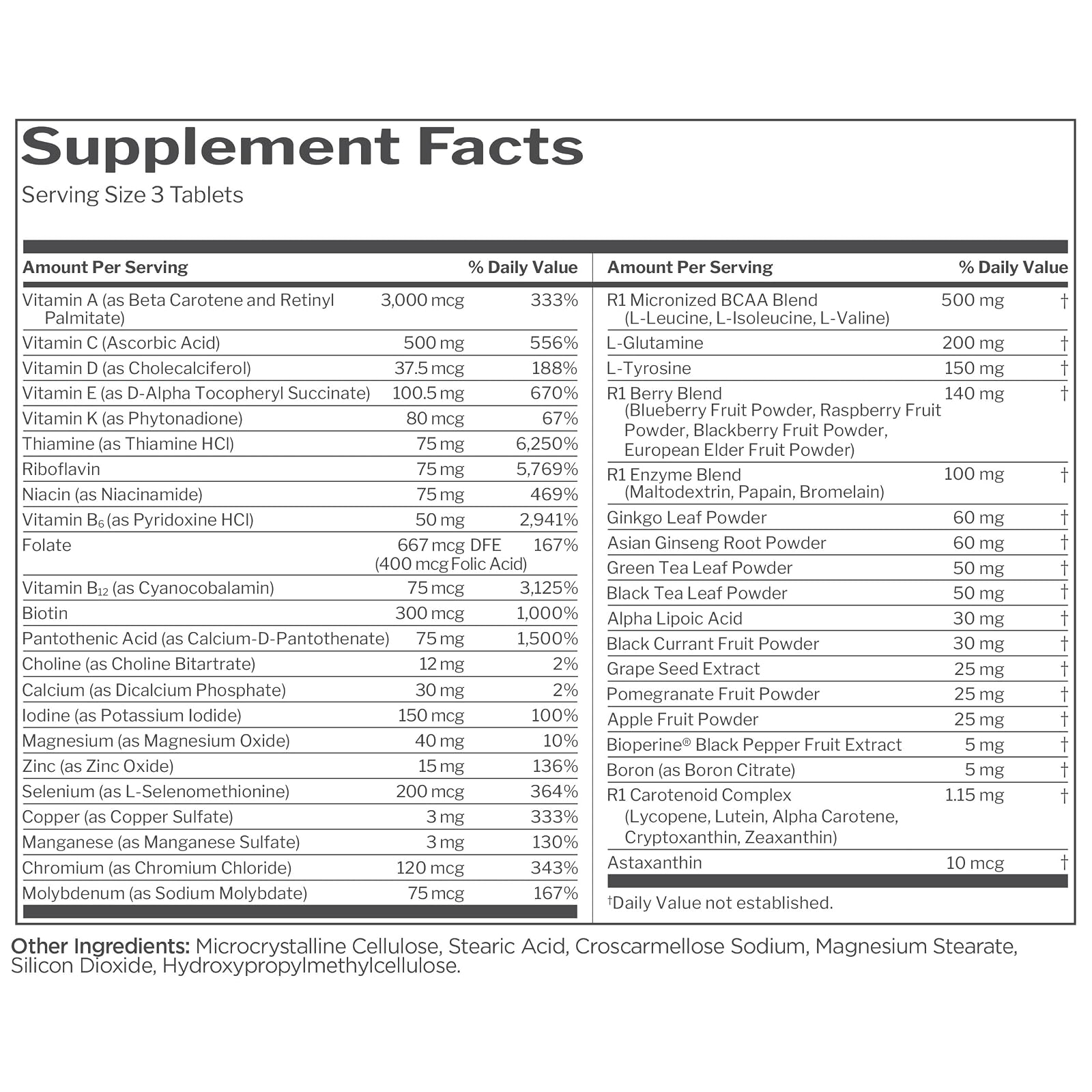 men's daily multivitamin with minerals