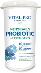 Men's daily probiotic for gut health