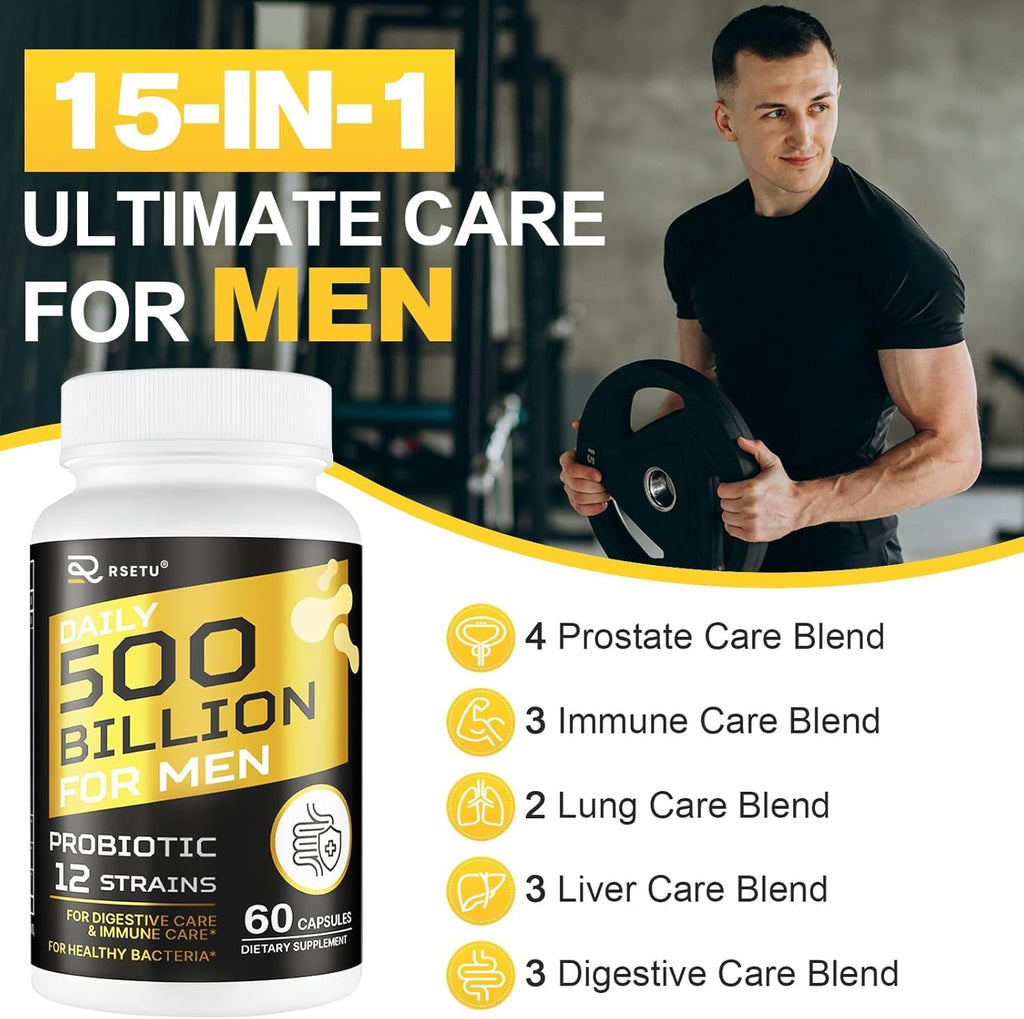 men's daily probiotic supplement