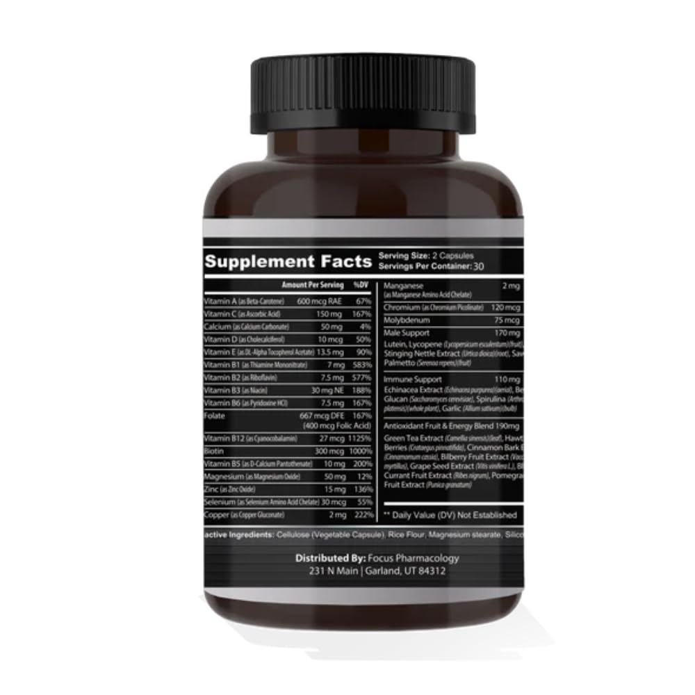 men's daily vitamins for immune support