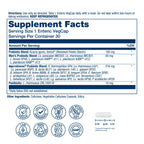 Men's digestive health probiotic capsules