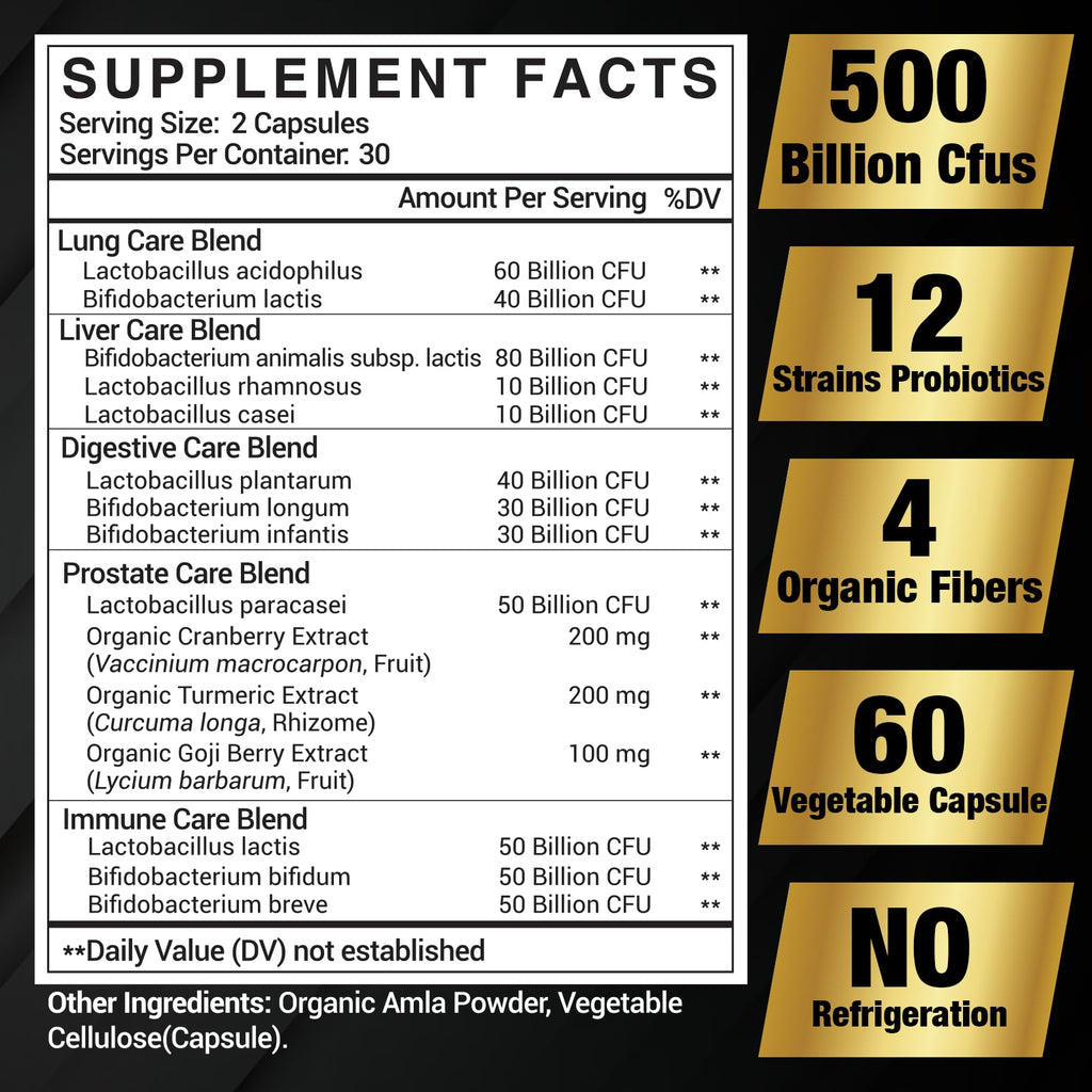 men's digestive health probiotics capsules