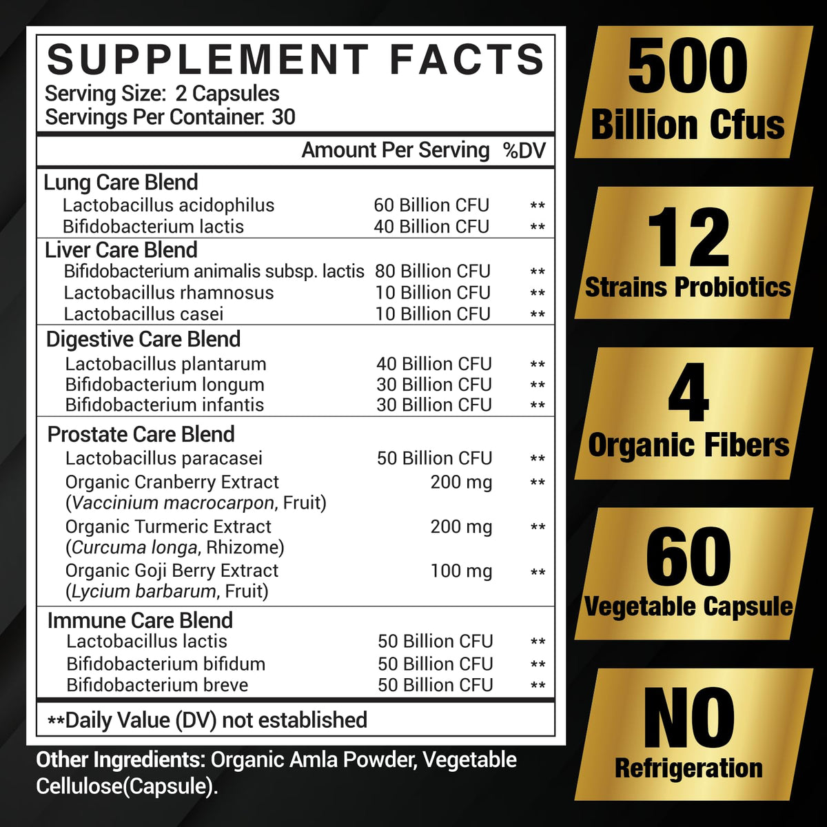 men's digestive health probiotics capsules