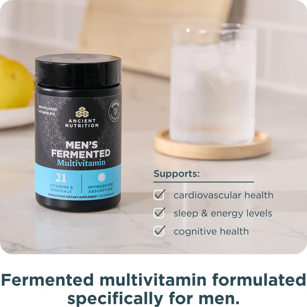 men's fermented multivitamin with probiotics