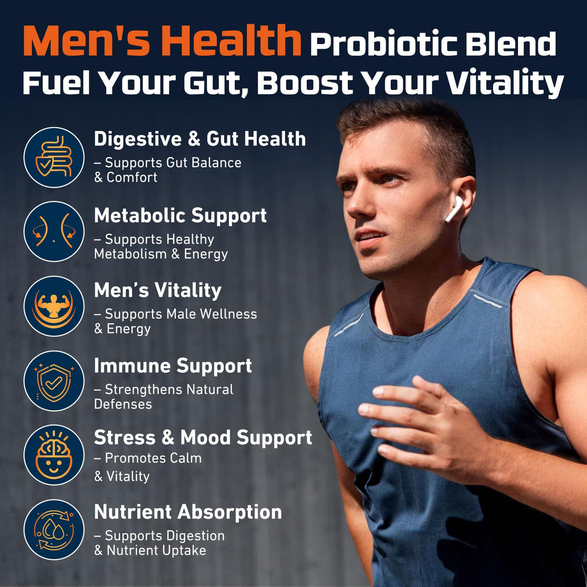 men's gut health probiotic formula