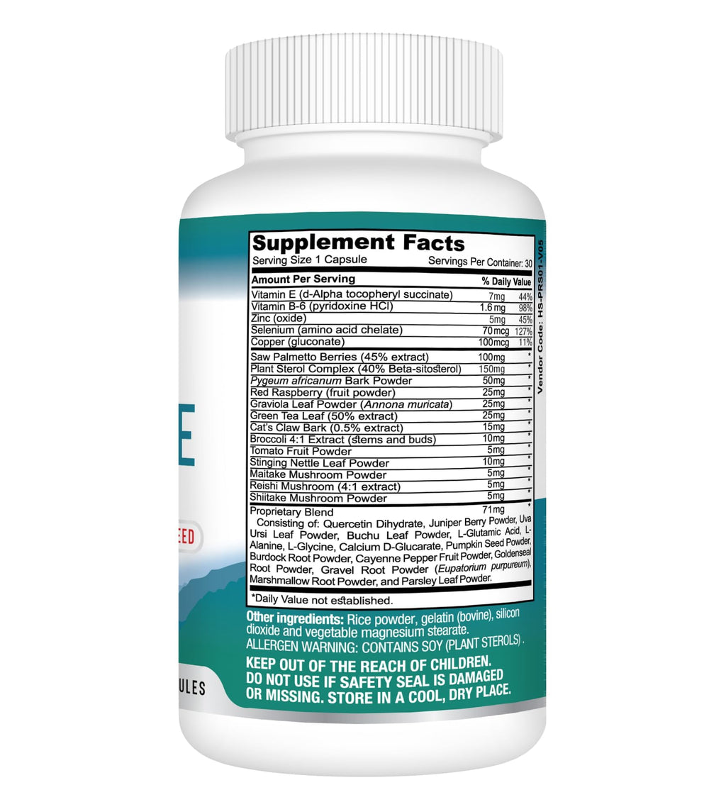 men's health blended supplements for vitality