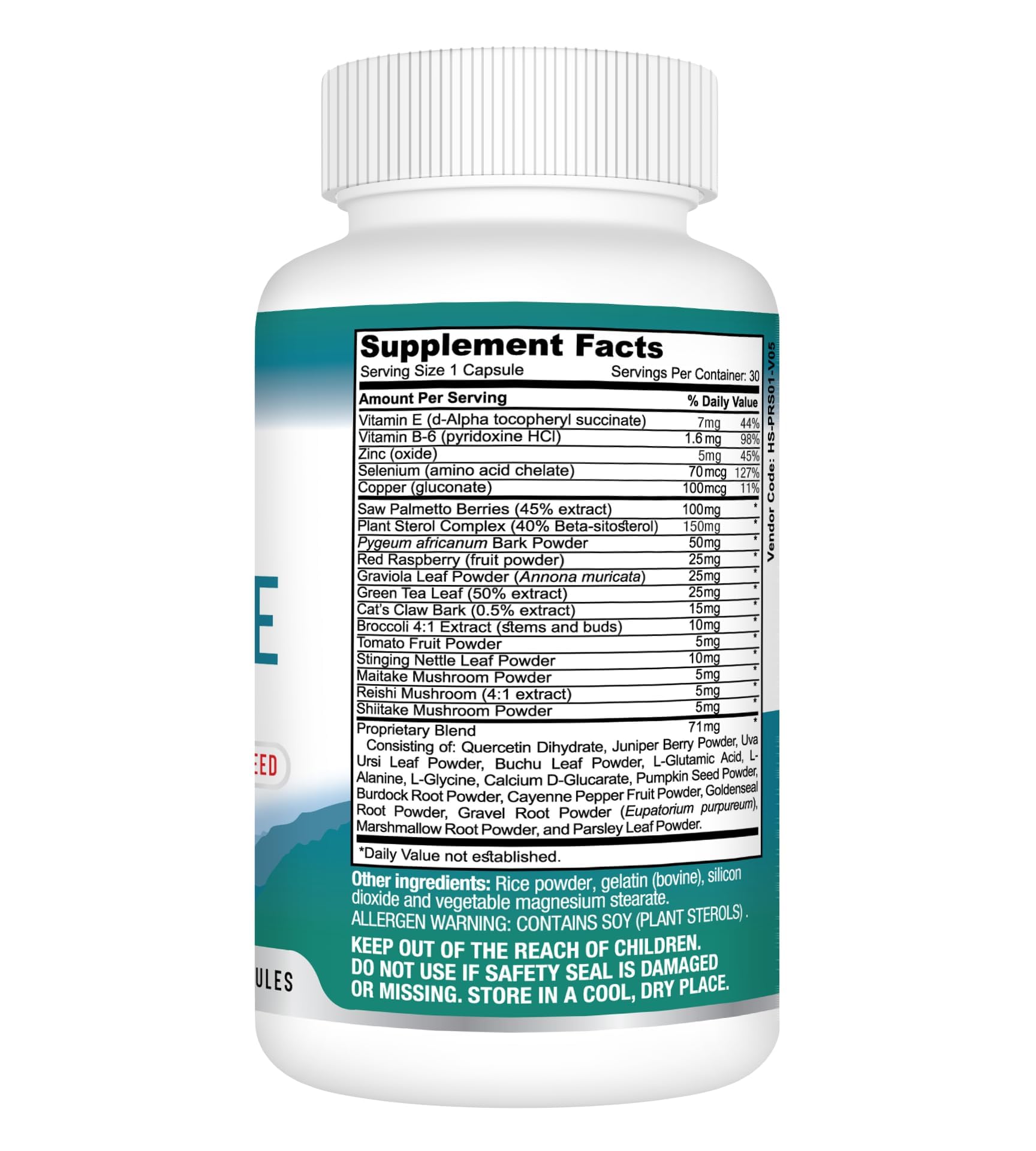 men's health blended supplements for vitality