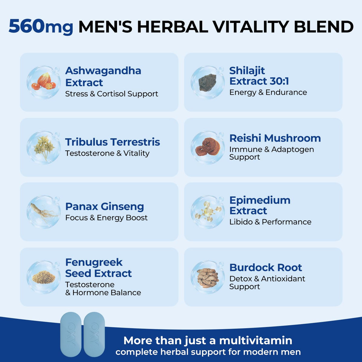 Men's health multivitamin supplement