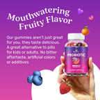 men's health probiotic gummies with 5 billion CFUs