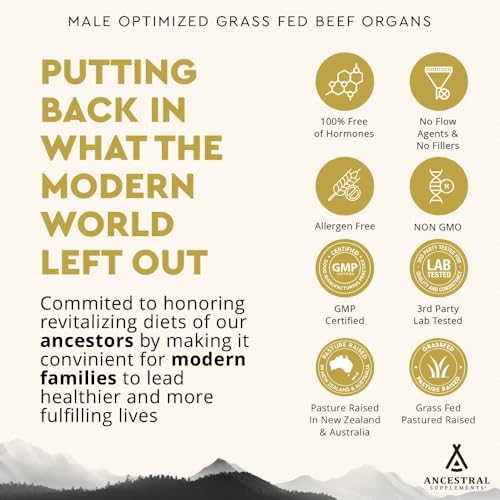 men's health supplement with beef organs