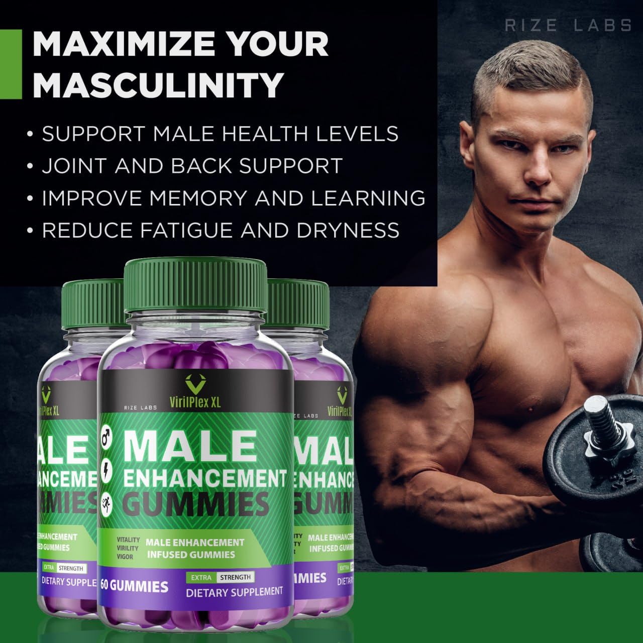 men's health support gummies