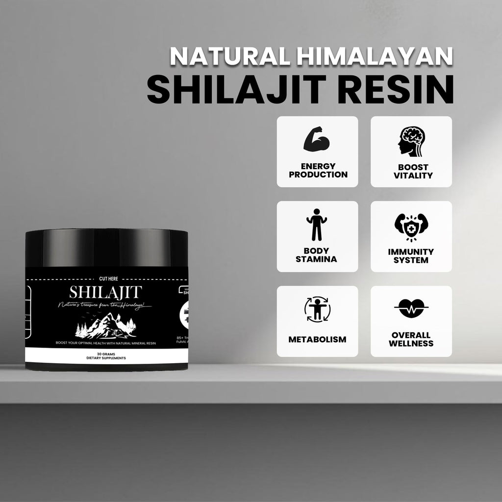 Men's health support with Shilajit