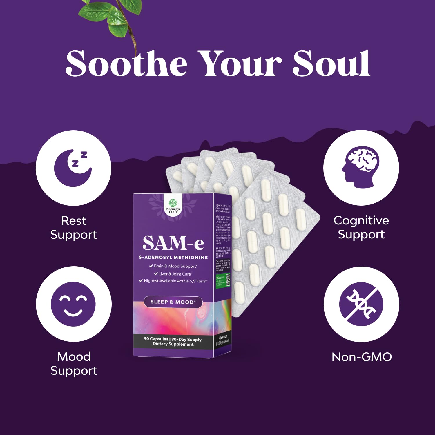 men's multivitamin featuring SAMe
