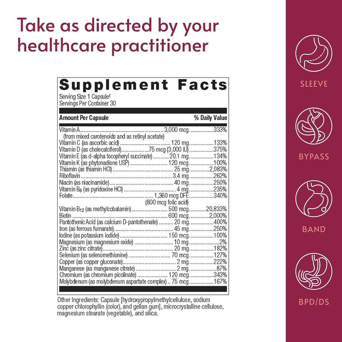 Men’s multivitamin for energy support