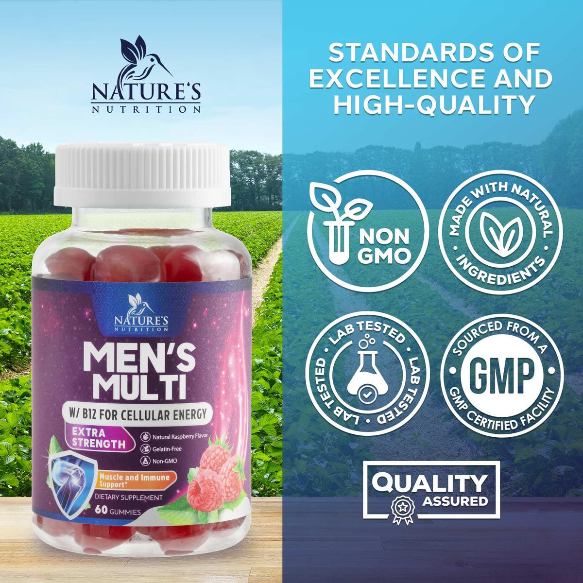 men's multivitamin gummies with essential nutrients