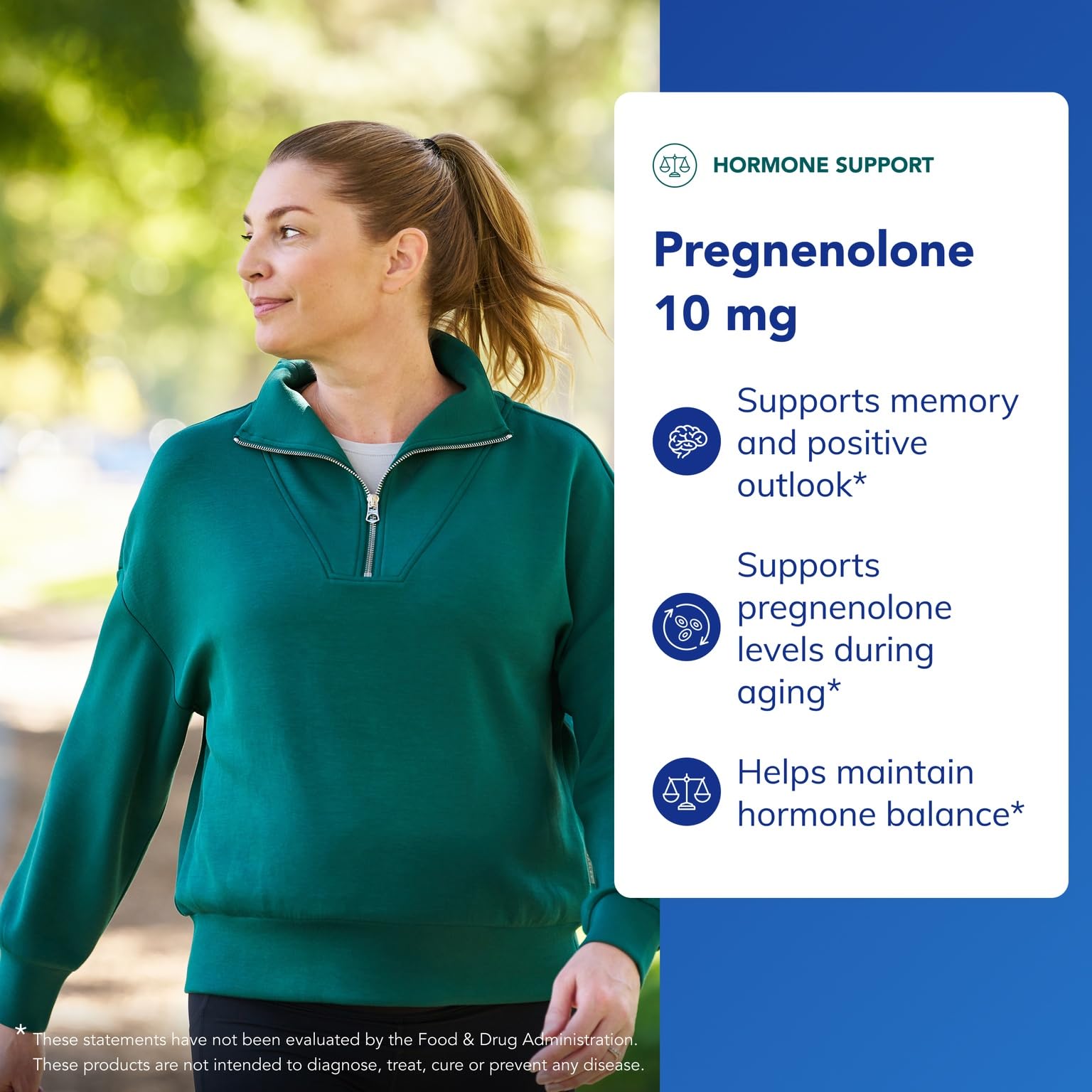 Men's multivitamin support with pregnenolone