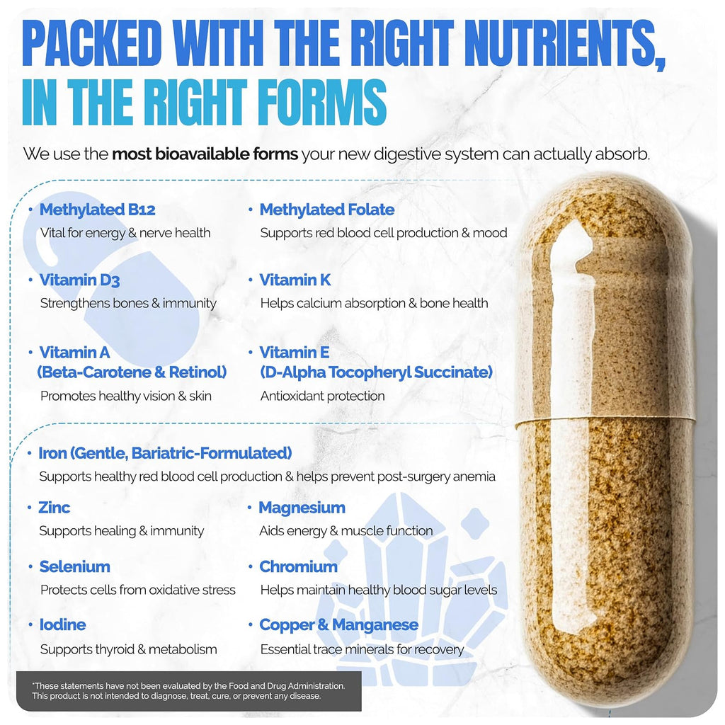 Men's multivitamin with essential nutrients
