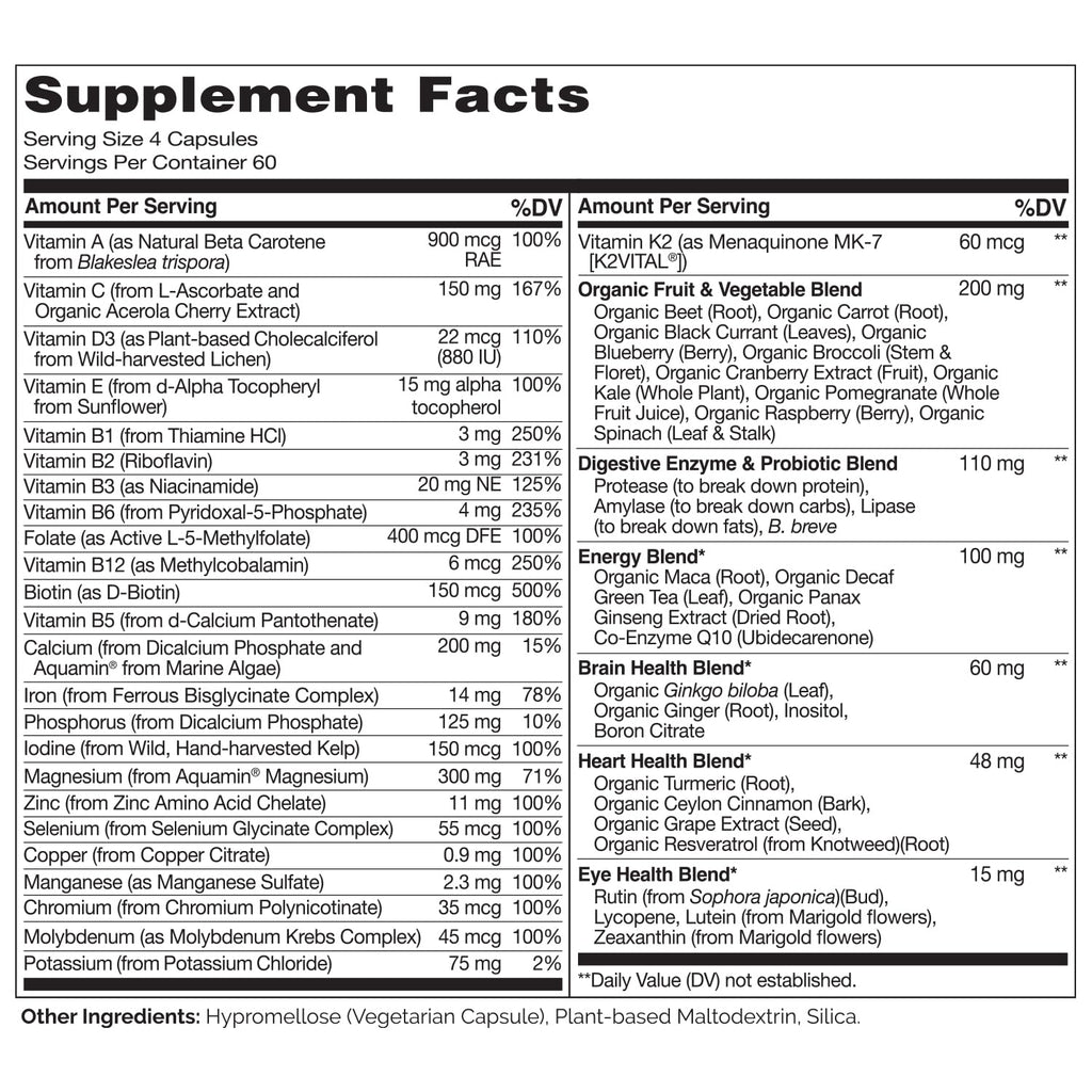 men's multivitamin with whole food ingredients