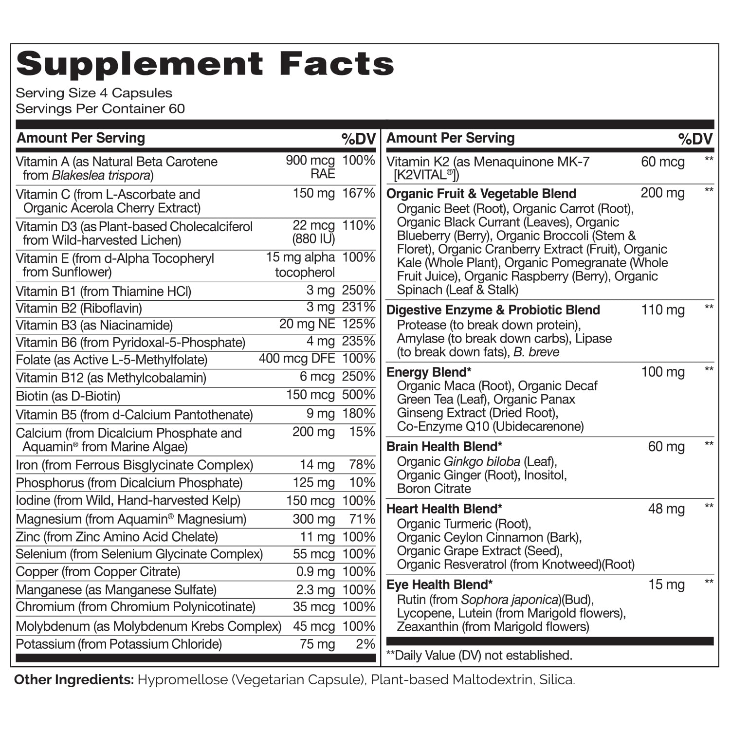 men's multivitamin with whole food ingredients