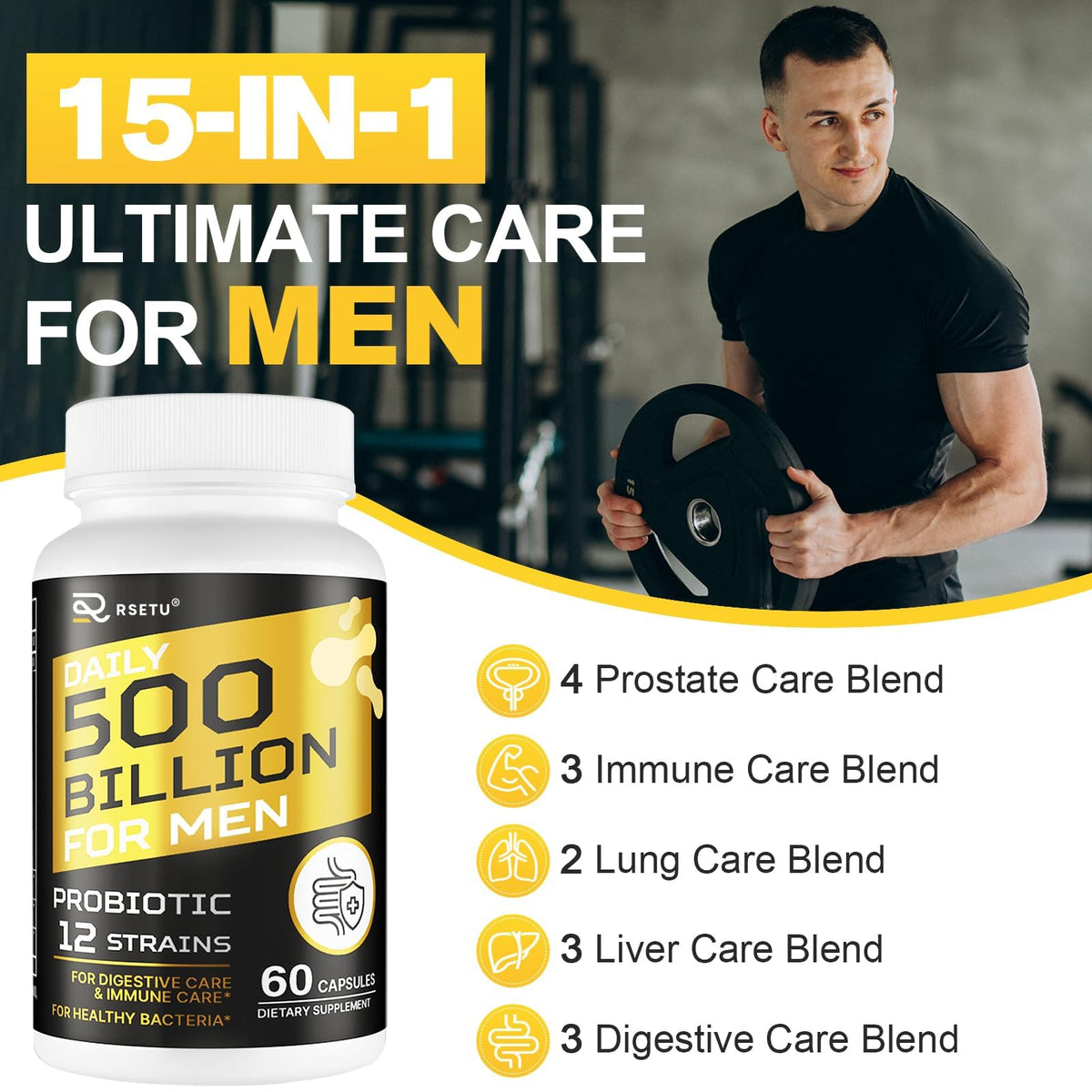 men's probiotics for gut balance