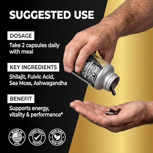 men's wellness blended supplements
