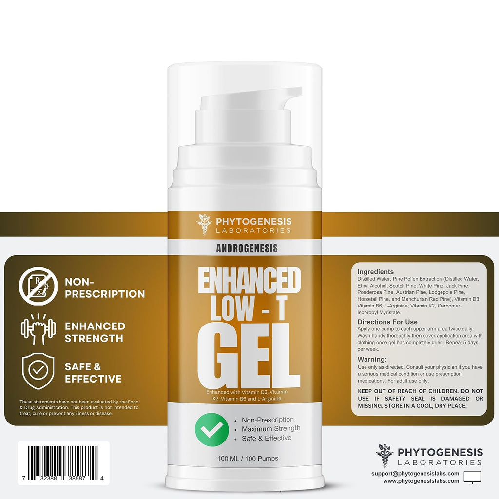 Men's wellness gel for vitality