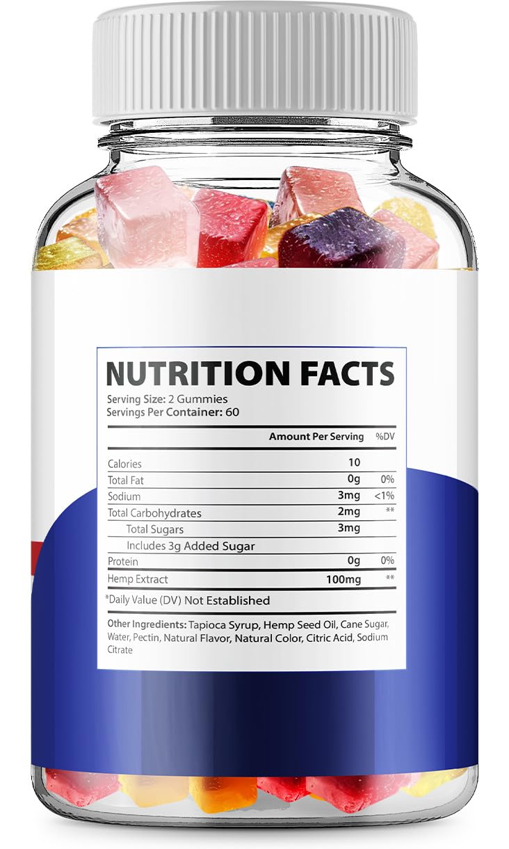 men's wellness gummies with hemp