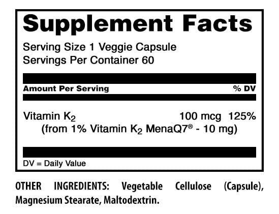 Menaq7 MK7 for bone health