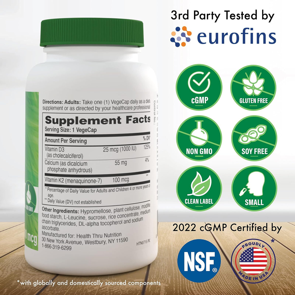 MenaQ7 Vitamin D3 supplement