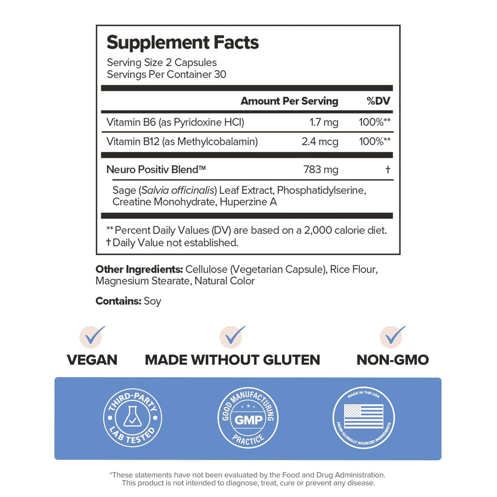 MENO capsules for mental clarity