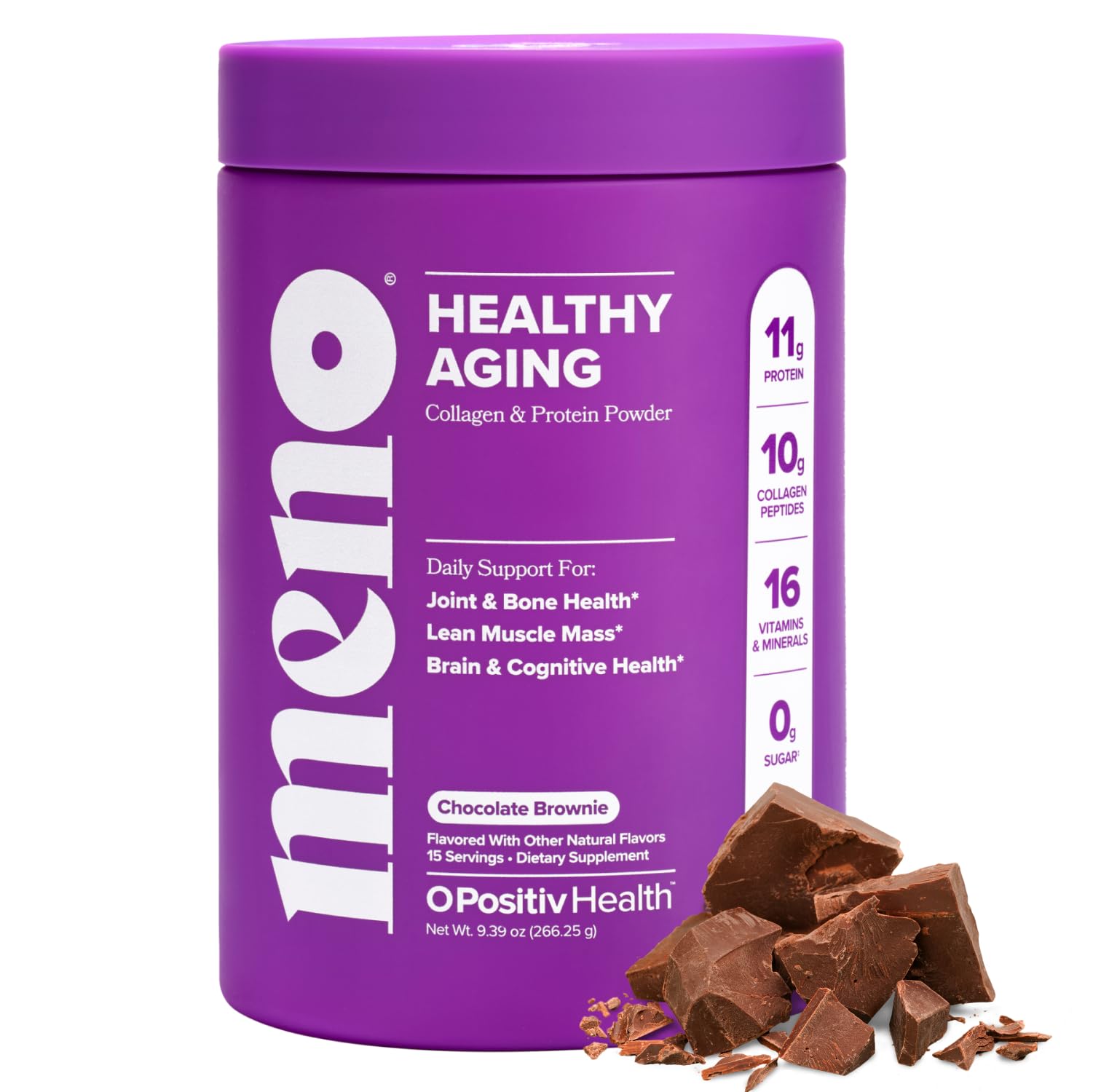 MENO collagen protein chocolate brownie