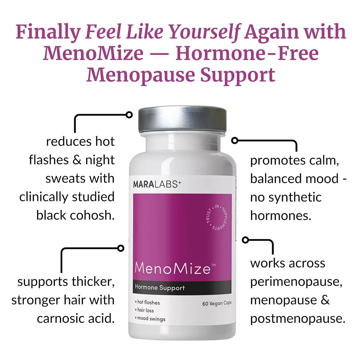 MenoMize capsules for hormonal balance