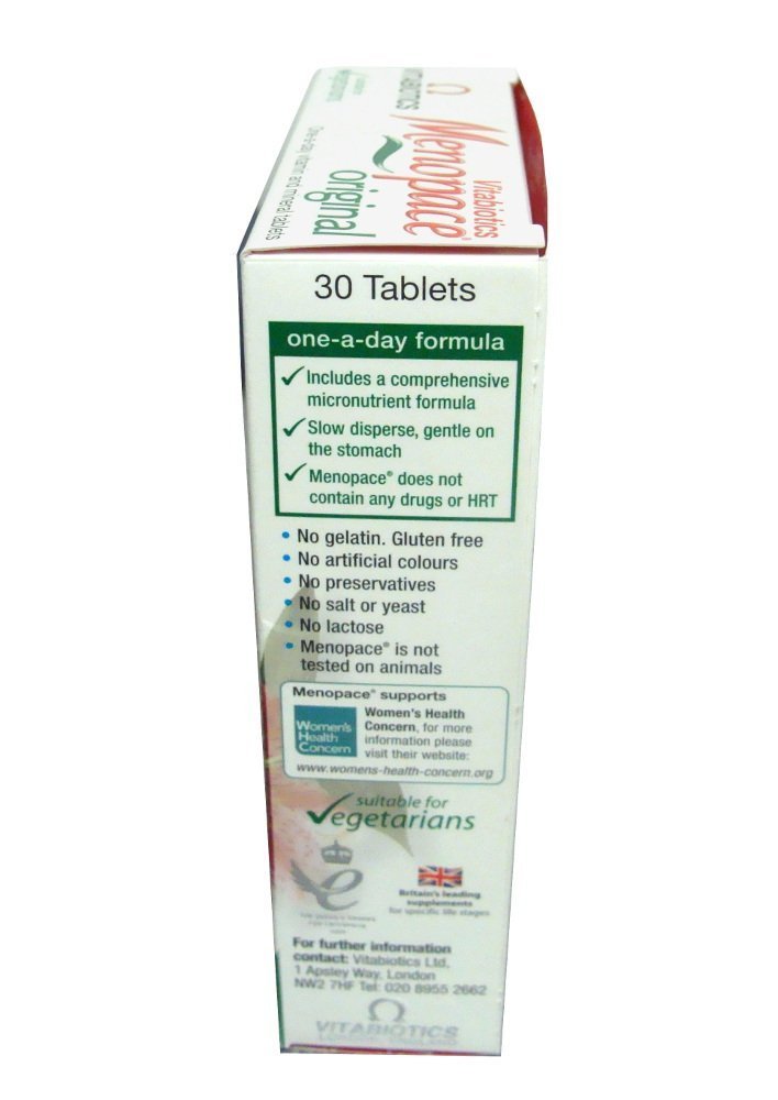 Menopace Original tablets for vitality