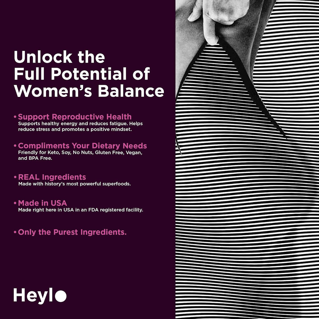 Menopause relief with Heylo hormone support