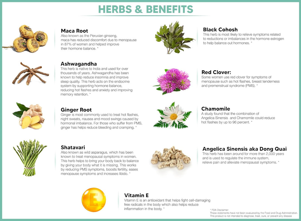 Menopause relief with hormone balance