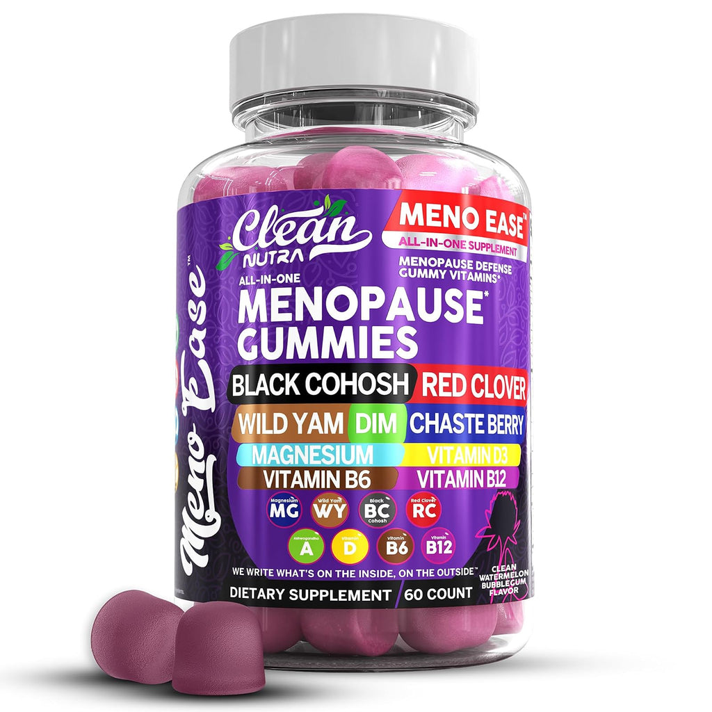 Menopause supplement gummies for relief